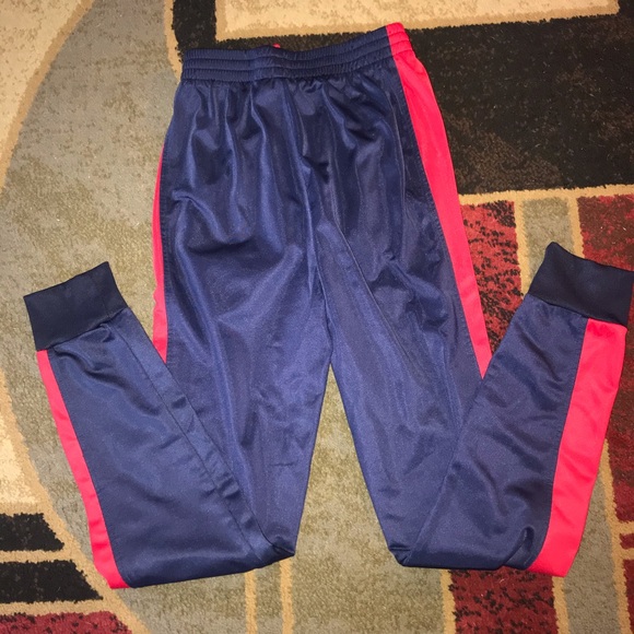 Puma | Bottoms | Puma Track Pants Blue Red Xl 82 | Poshmark